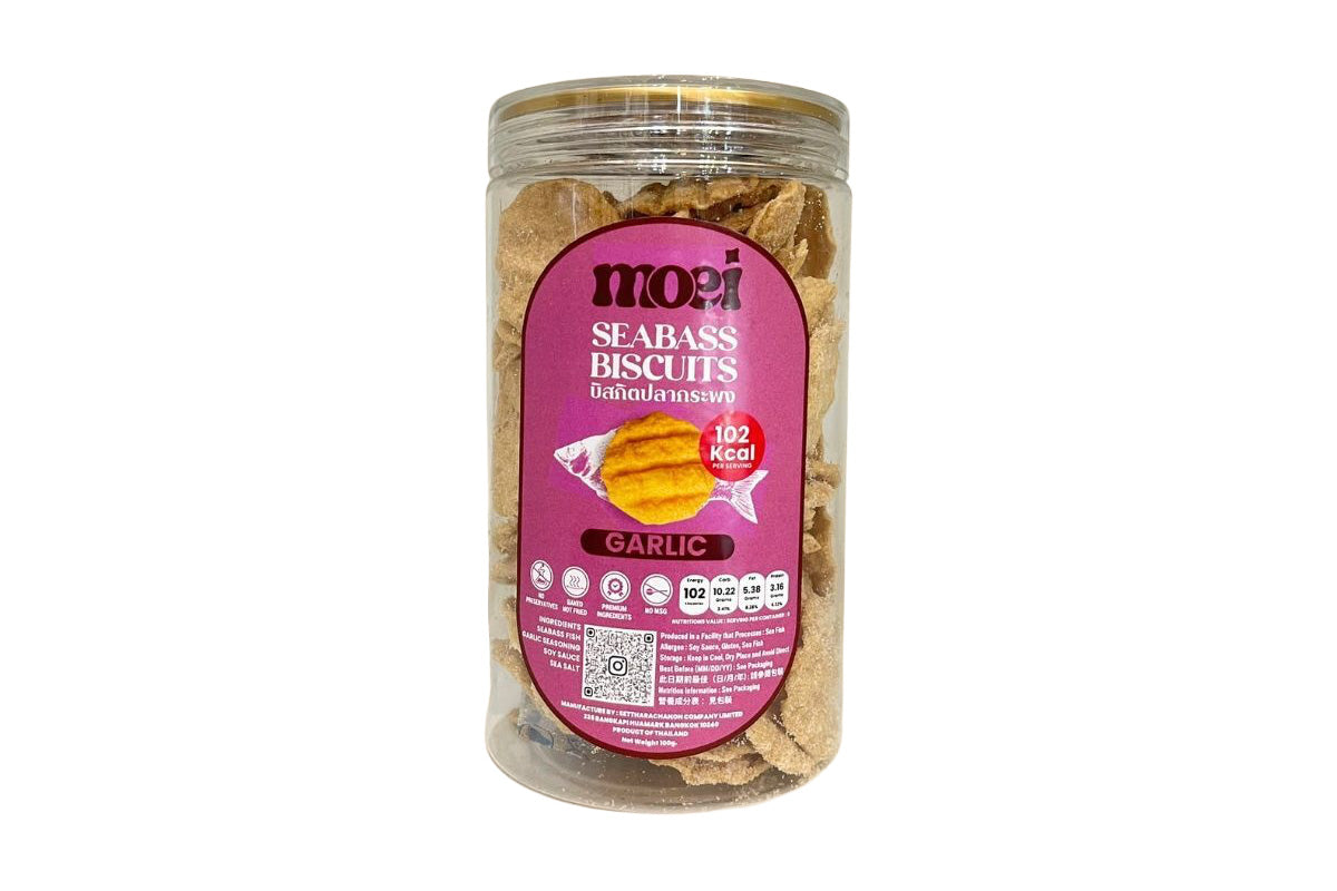 *本月優惠 任選3件 $180* MOEI 鱸魚脆片(蒜味) 100g – Feast Market